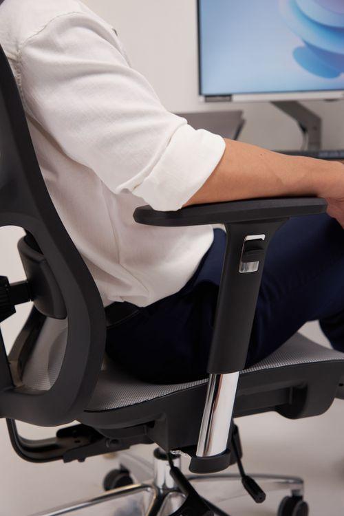 Ghế Công Thái Học Manson Vera Lưới CloudMesh Đen Gác Chân, Lưng Nâng Hạ ...